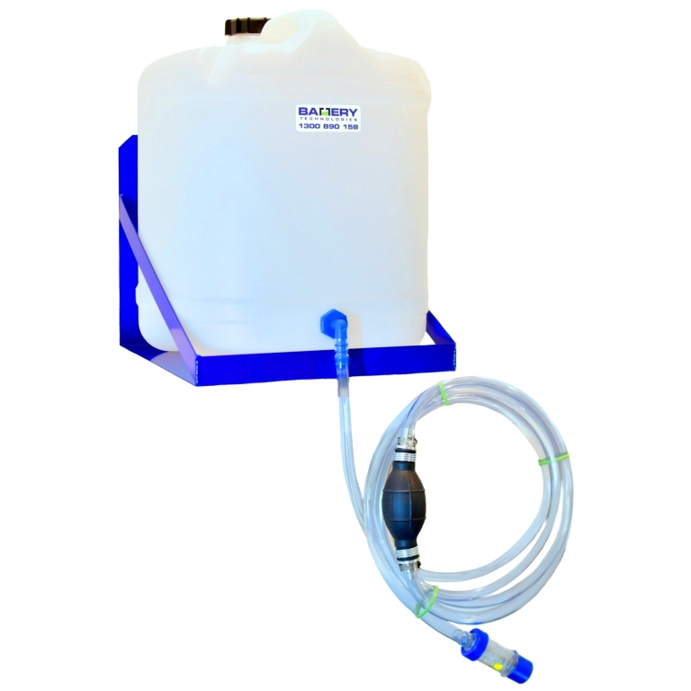 Water Cart with Electric Pump for Battery Watering - Battery Room Solutions